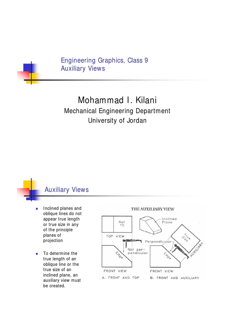 Class 11 - Auxiliary Views | PDF | Mathematical Objects | Mathematical ...