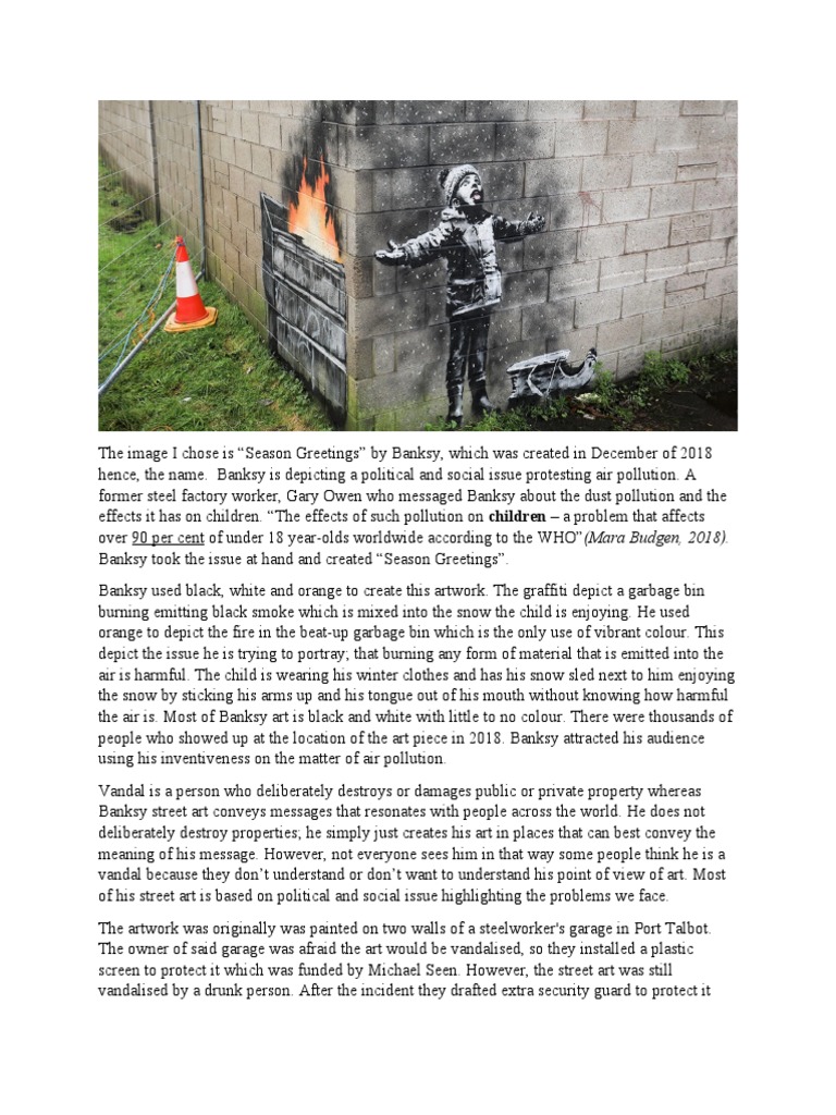 Banksy Graffiti Module 7 | PDF | Street Art | Vandalism