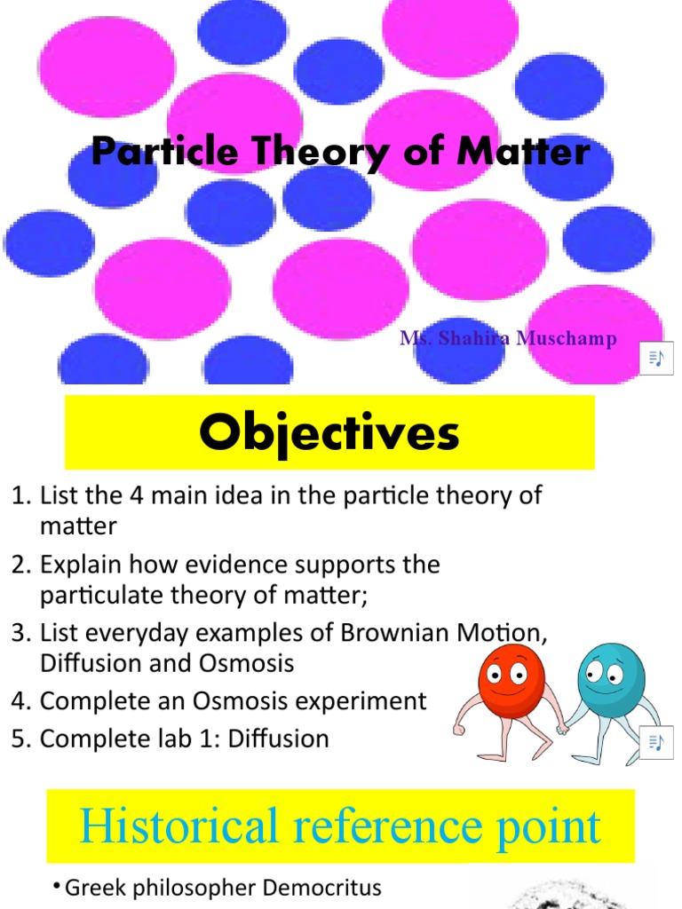 Understanding Particle Theory of Matter | PDF | Diffusion | Brownian Motion