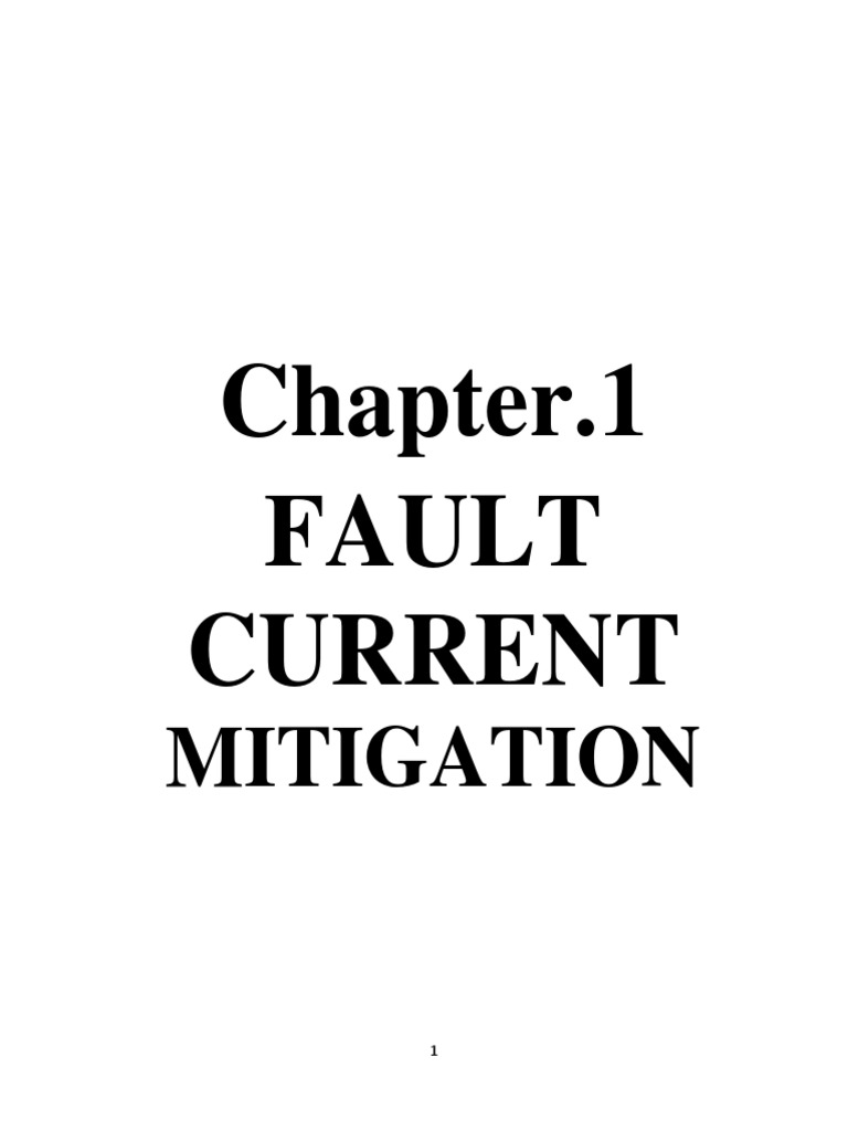 Fault Current Mitigation Pdf Superconductivity Inductor