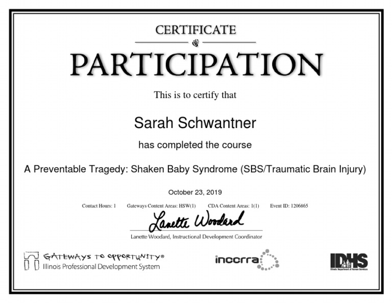 Sbs Main 1 Complete Training View A Preventable Tragedy Shaken Baby ...