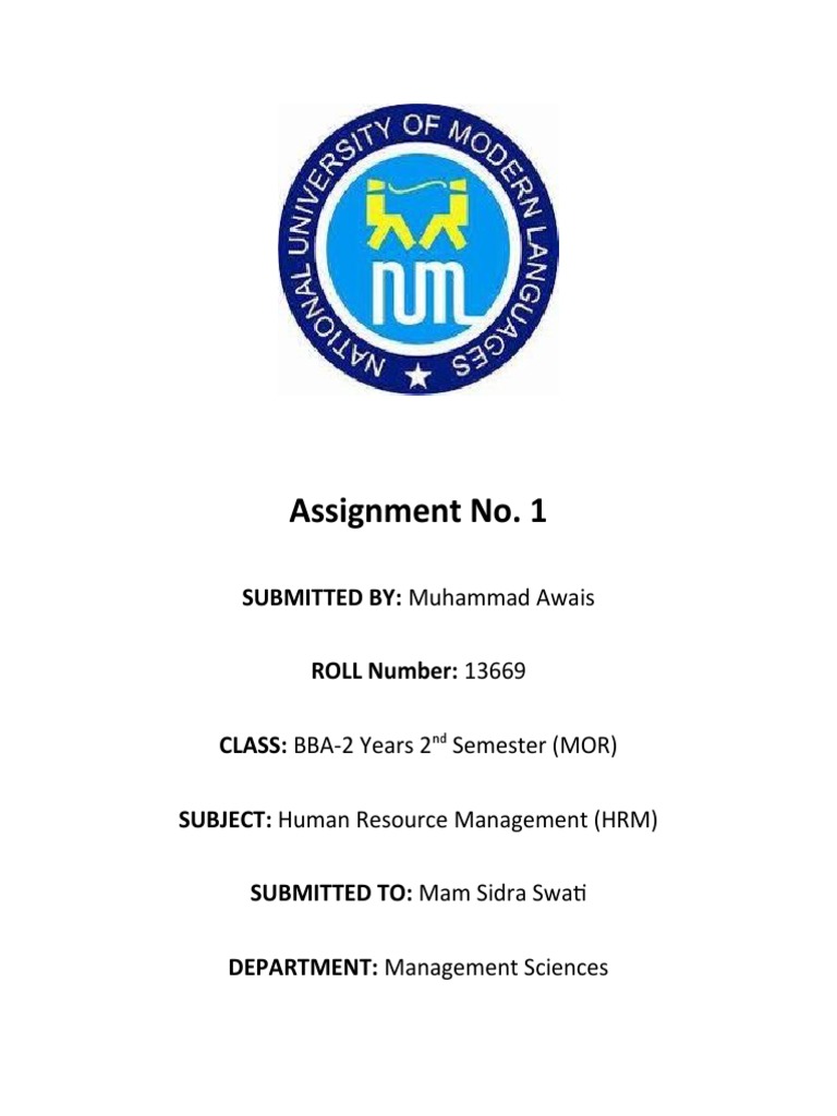 HRM Assignment 1 | PDF | Human Resource Management | Recruitment