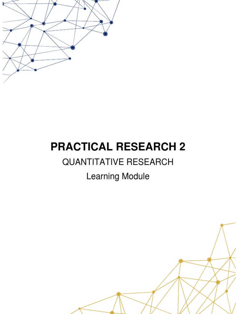 Practical Research 2 | PDF | Quantitative Research | Dependent And Independent Variables