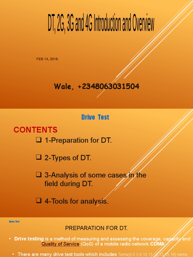 RF Presentation Plan 2G3G | PDF | Cellular Network | Networks