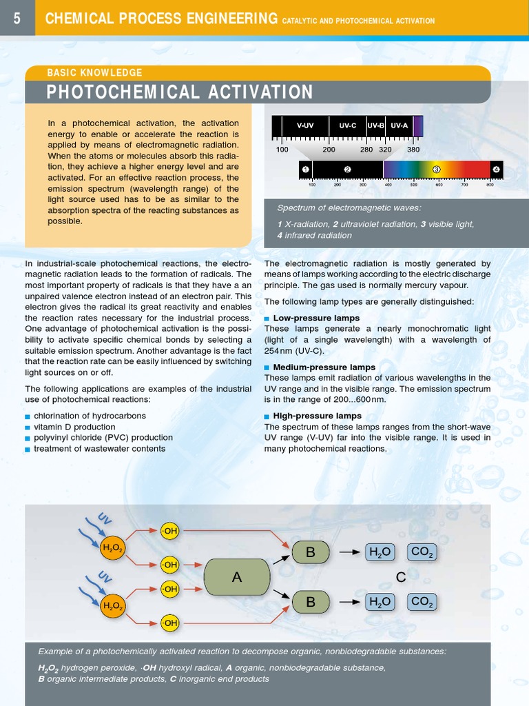 Photochemical Activation in Chemical Processes | PDF | Photochemistry ...