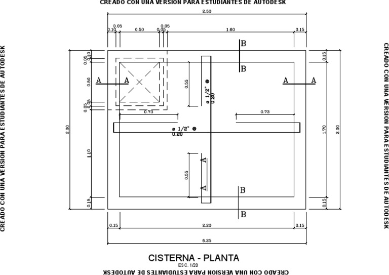 Planta Cisterna PDF | PDF