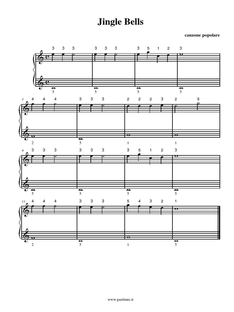 Jingle Bells Facile | PDF