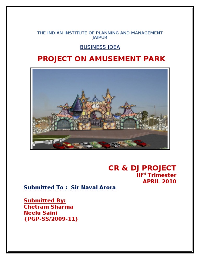 Project | PDF | Amusement Park | Quality Assurance