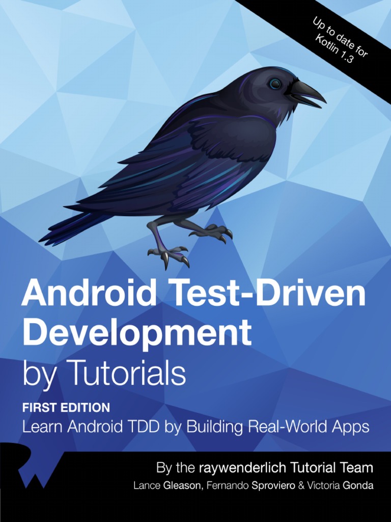 Android Test Driven Development By Tutorials Pdf Test Driven Development Software Engineering 