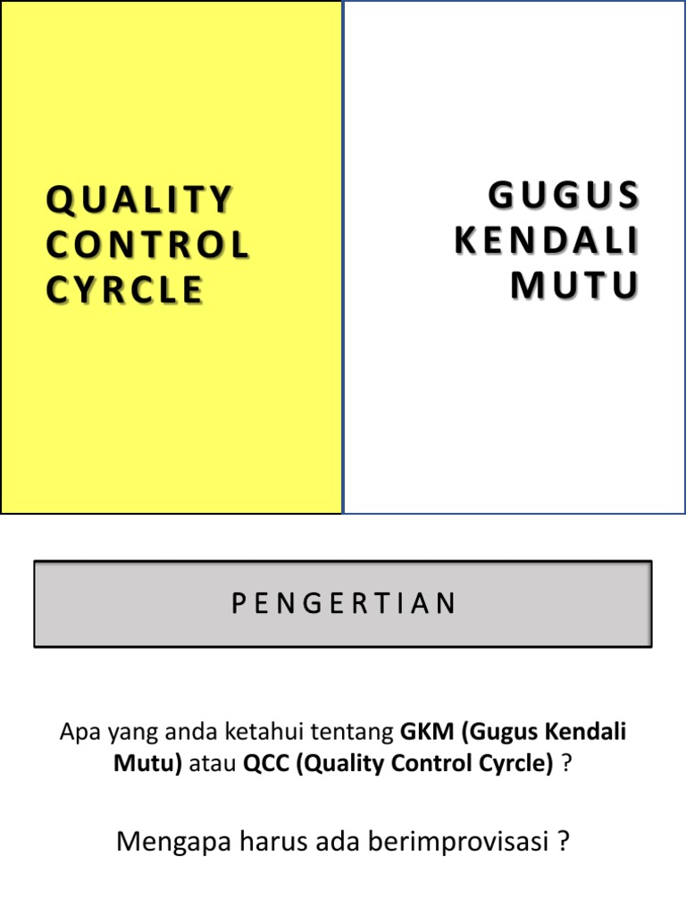 Gugus Kendali Mutu | PDF