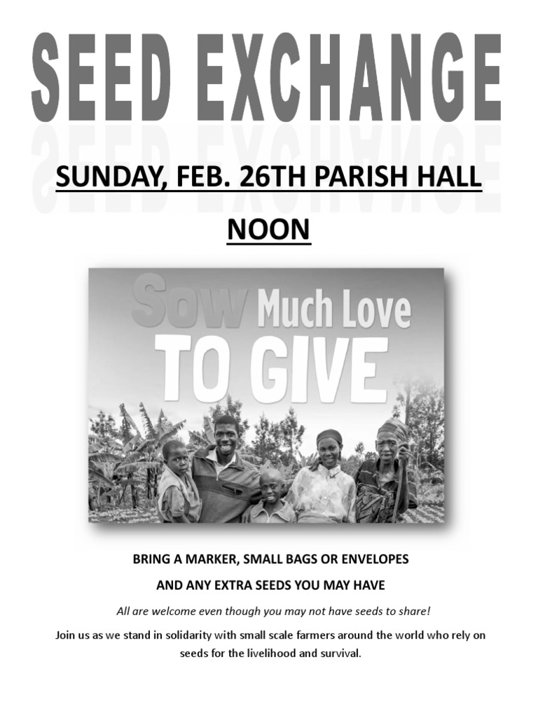 Seed Sharing Event for Farmers | PDF