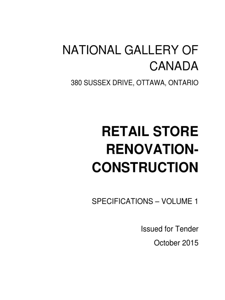 Appendix N - Architectural Specifications Eng Revised | PDF | Specification (Technical Standard ...