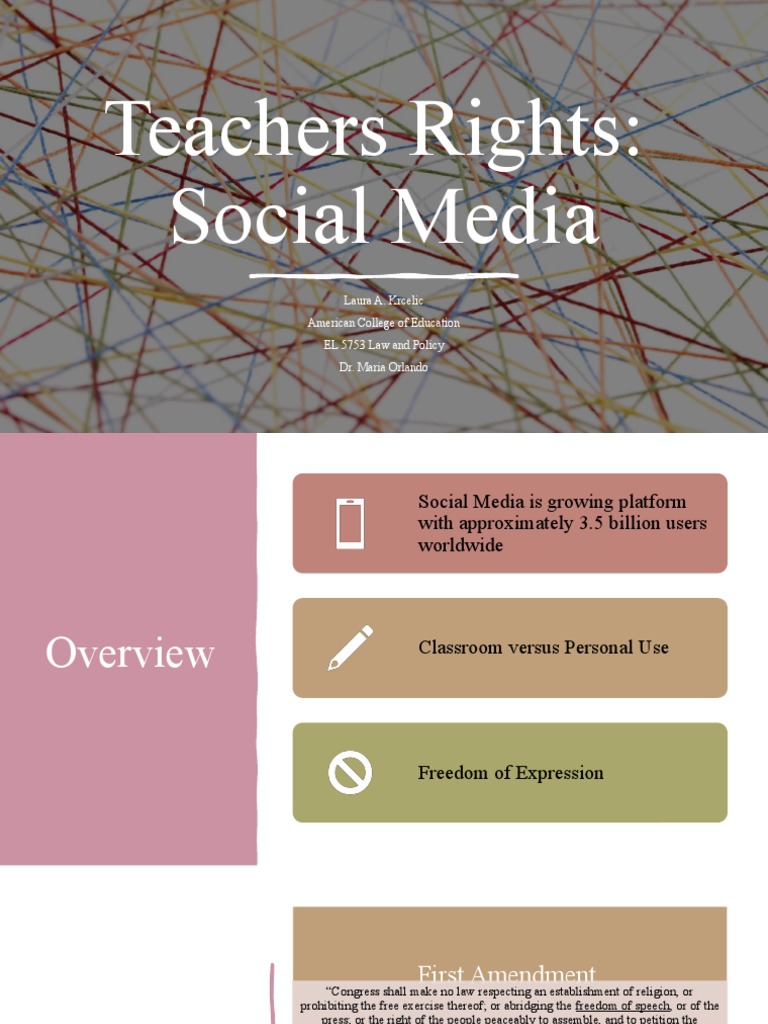 Teachers' Social Media Rights Explained | PDF | Civil Rights And ...
