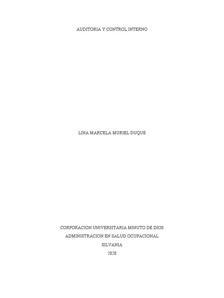 Auditoria y Control Interno Cafe | PDF | Auditoría | Logística
