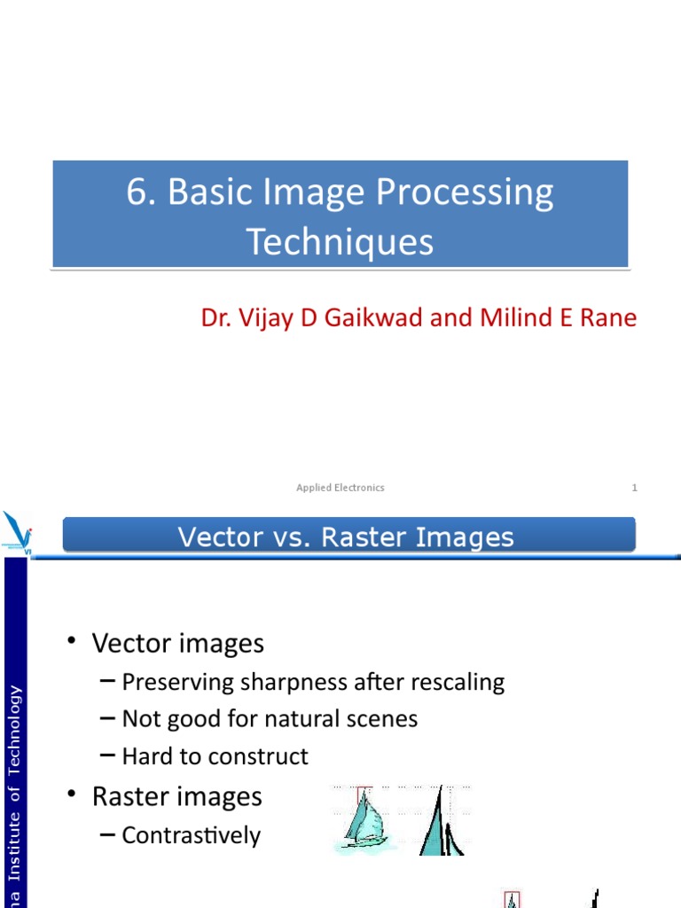 Basic Image Processing | PDF | Data Compression | Media Technology