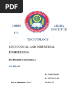Ce 221 Engineering Materials Lab Report | PDF | Strength Of Materials ...