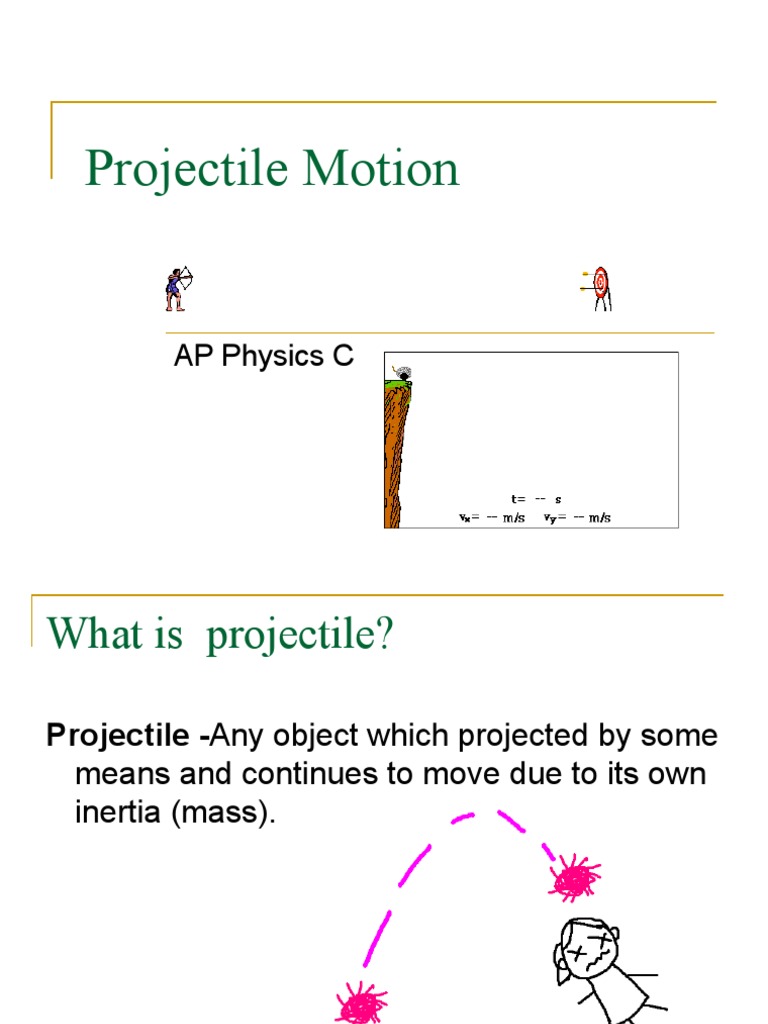 Projectile Motion: AP Physics C | PDF | Velocity | Spacetime