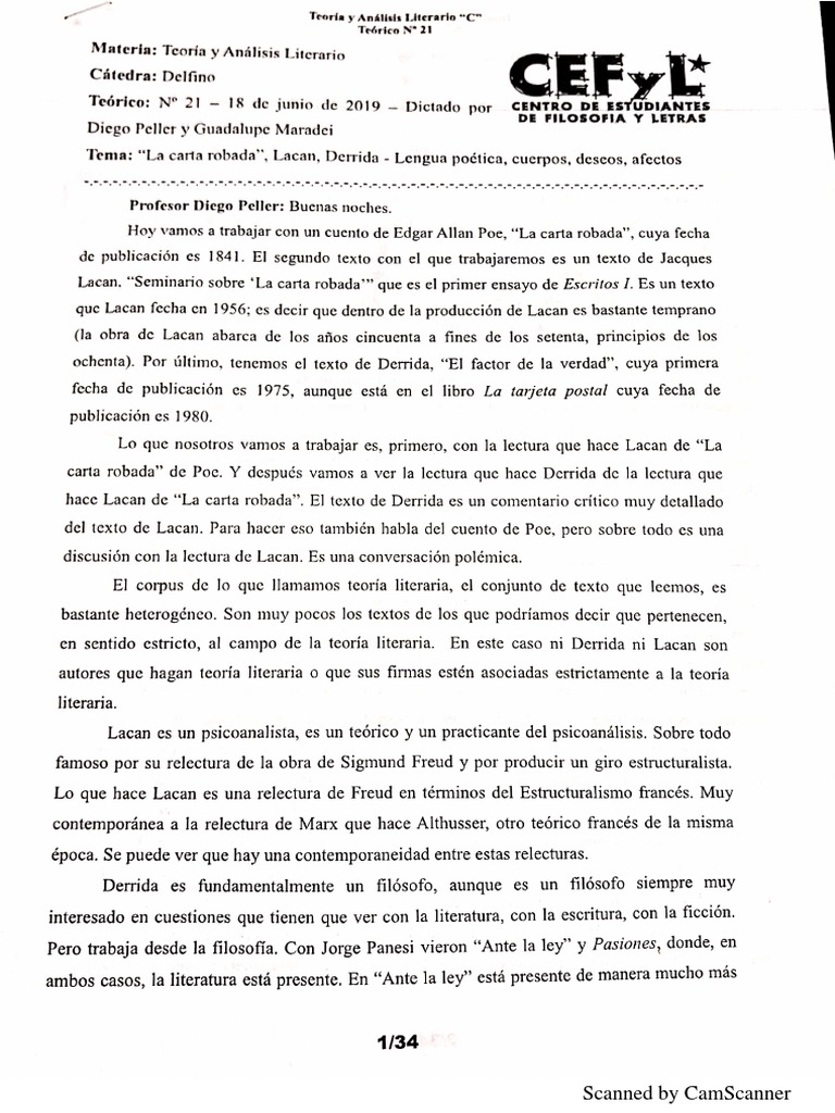 TyAL. Teórico #21 | PDF