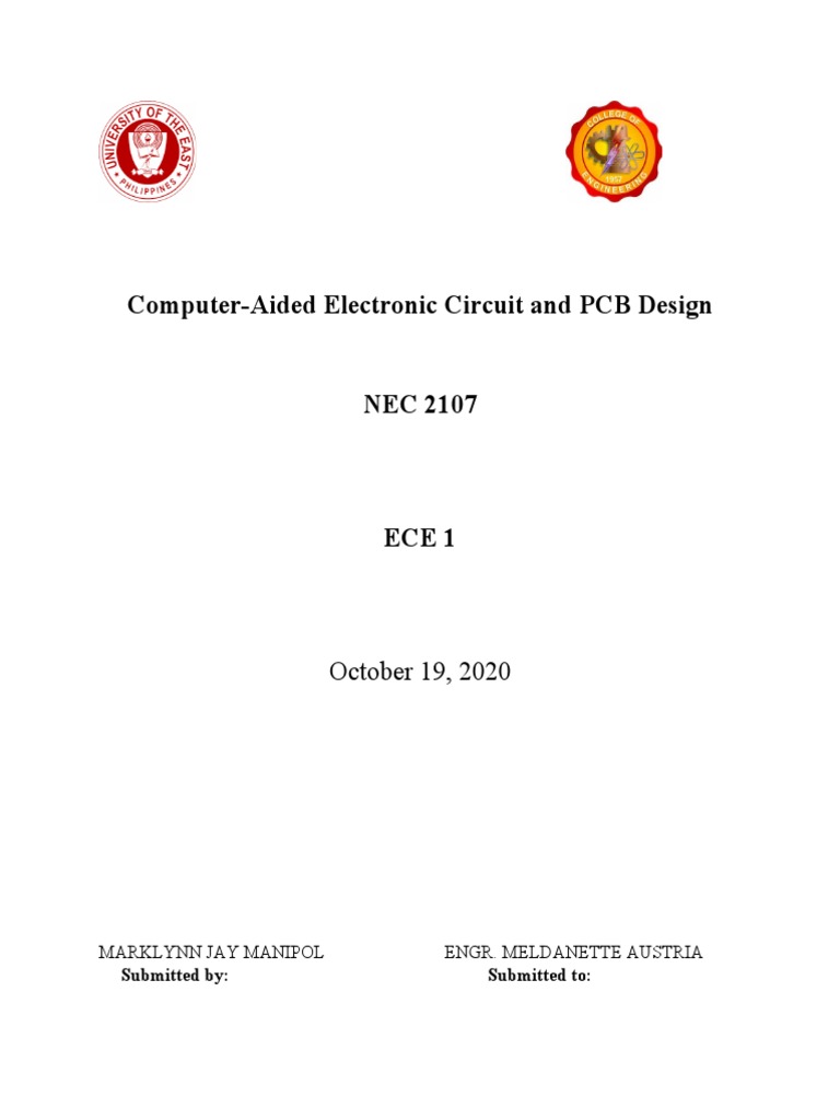 Computer-Aided Electronic Circuit and PCB Design: October 19, 2020 | PDF