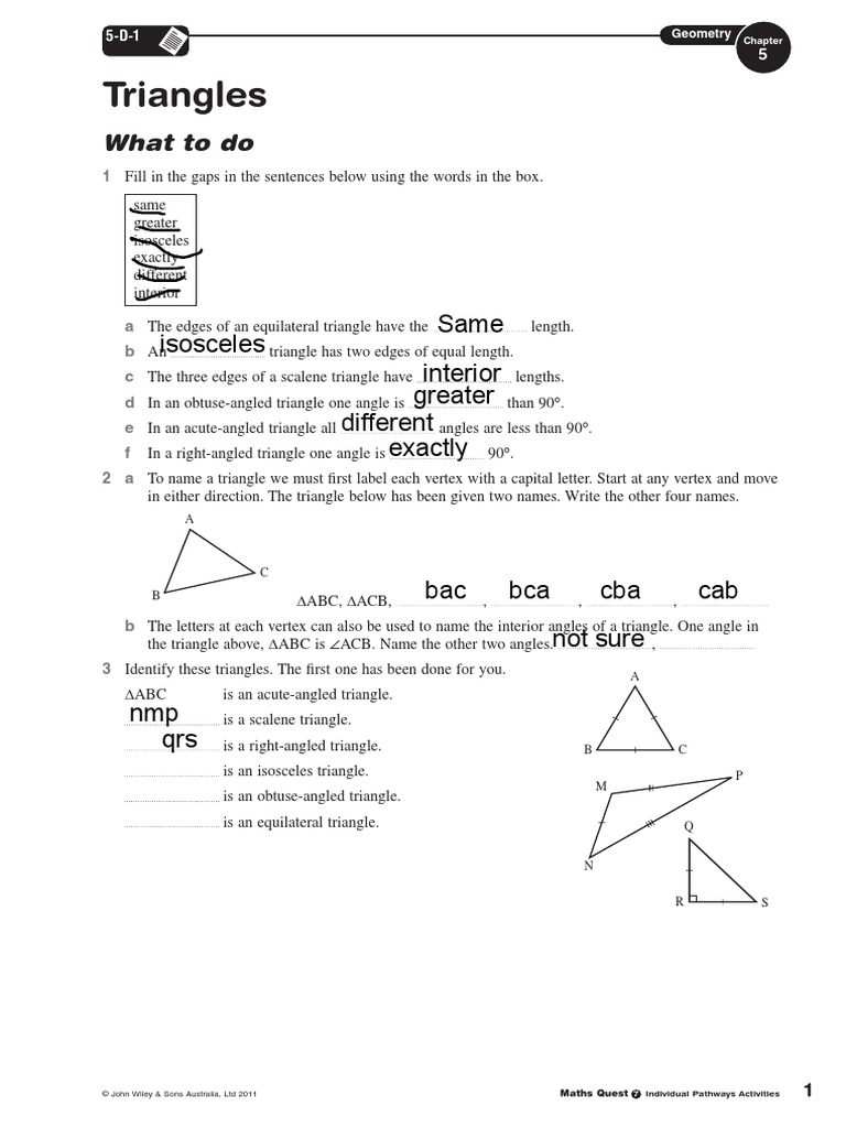 Triangles | PDF | Triangle | Polytopes