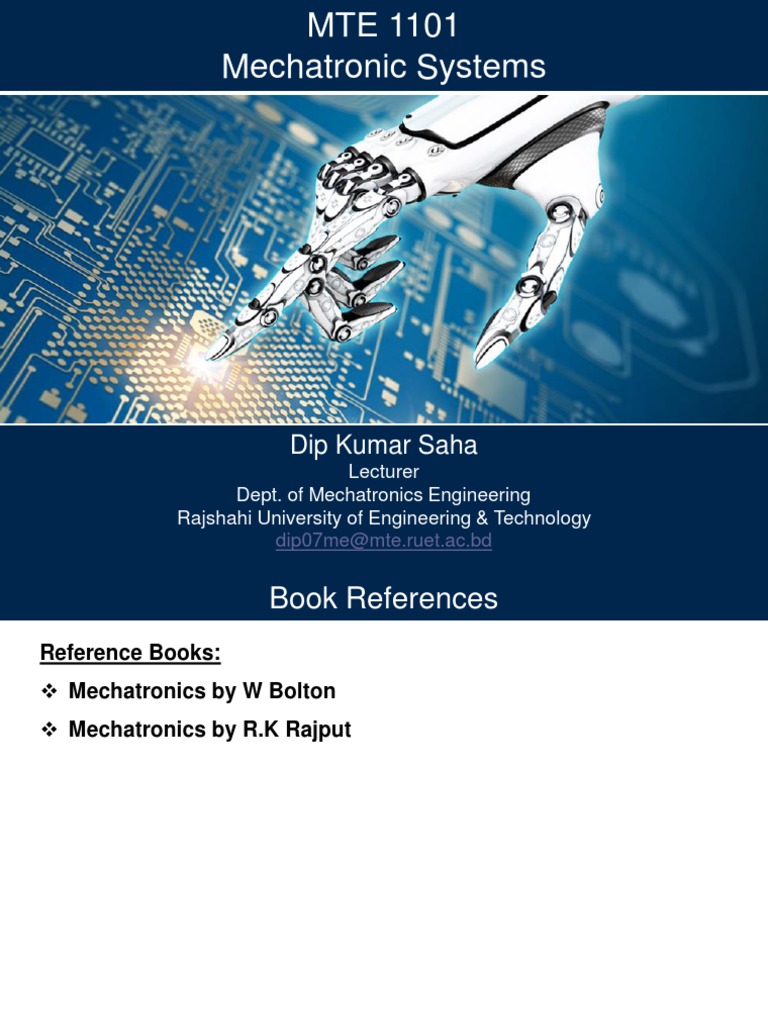 Sensor and Transducer of Mechatronic System | PDF | Sensor | Amplifier