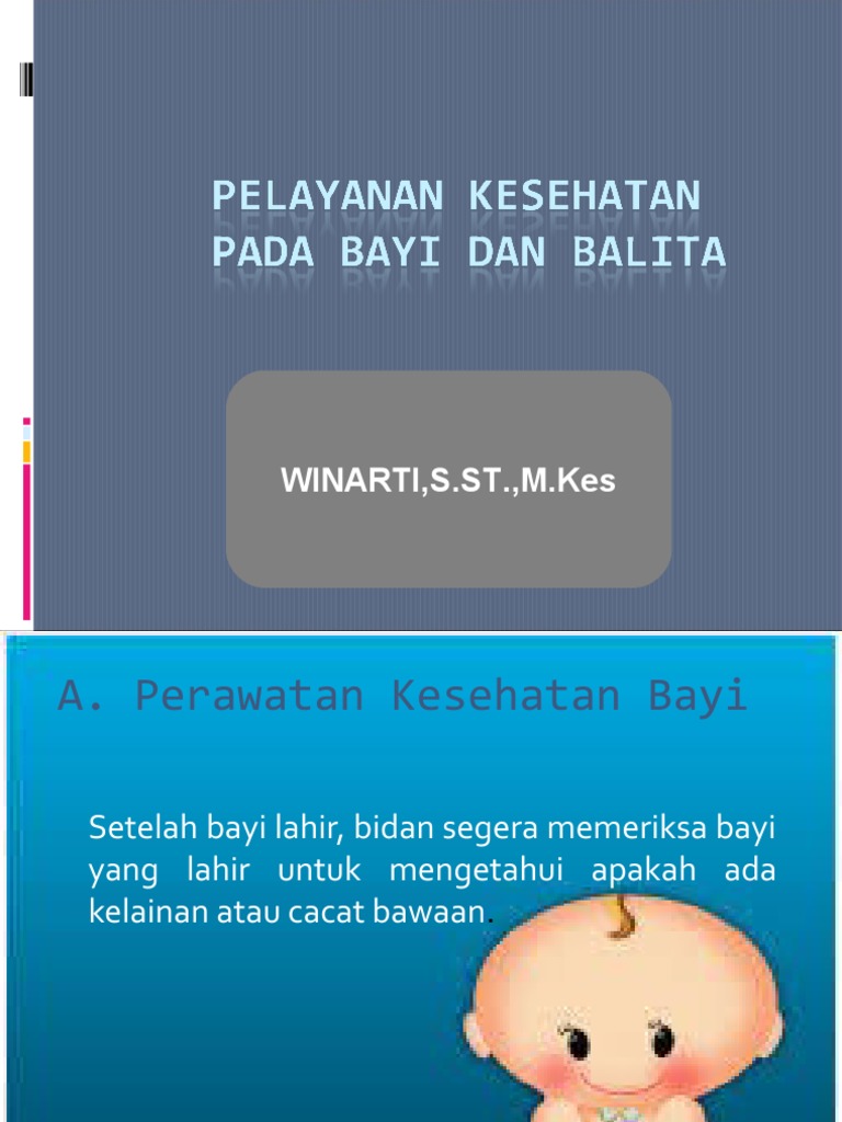 Pelayanan Kesehatan Bayi Dan Balita | PDF
