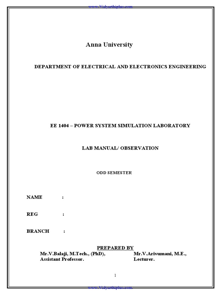 PS Simulation Lab | PDF | Steady State | Transmission Line