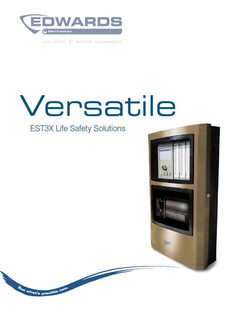 E85000-0372 - EST3X Brochure | PDF | Computer Network | Amplifier