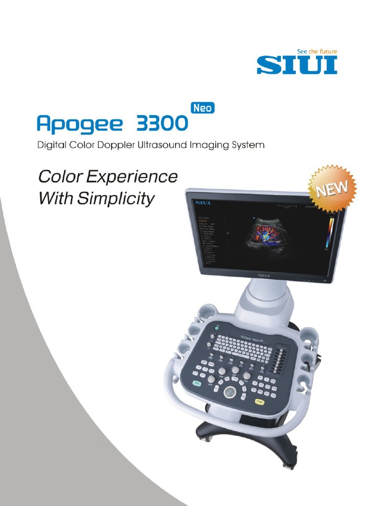 Catalog of SIUI Apogee-3300 Neo | PDF