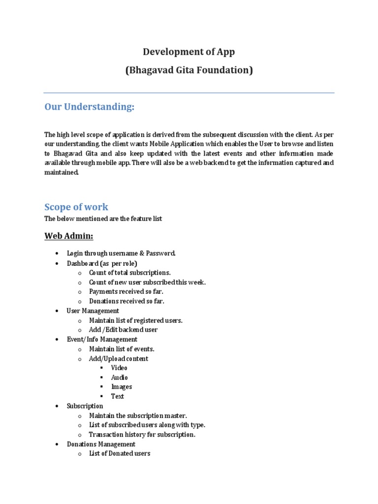 App Feature Listing | PDF | Web Application | Application Software