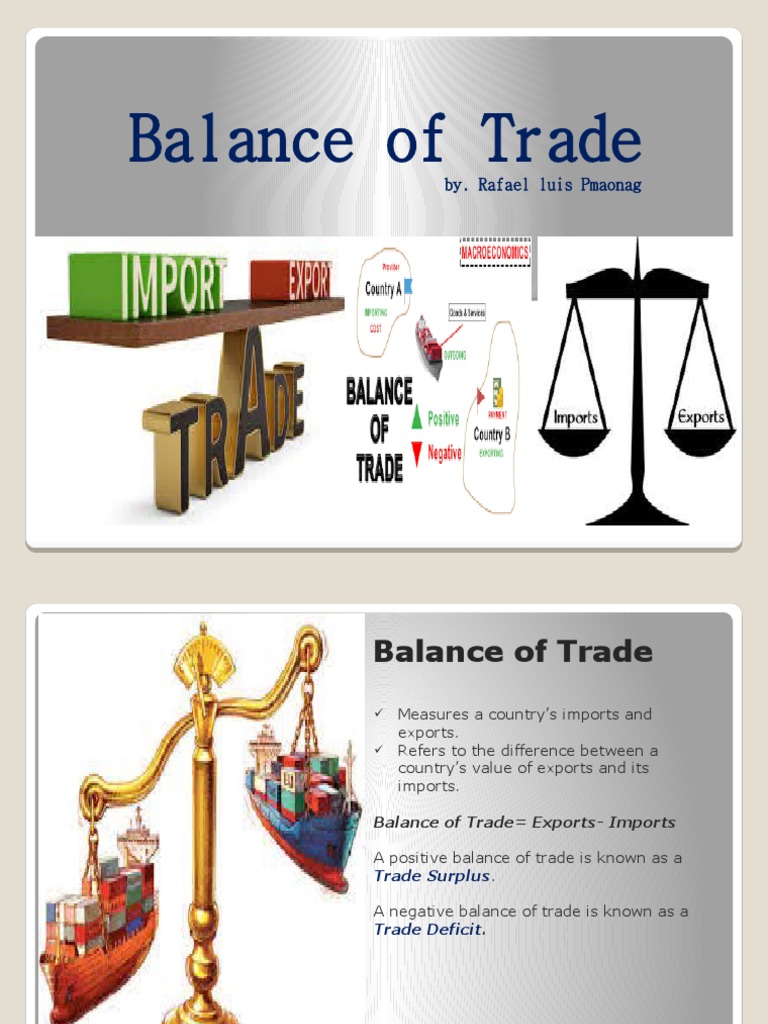 Balance of Trade | PDF | Balance Of Trade | Philippines