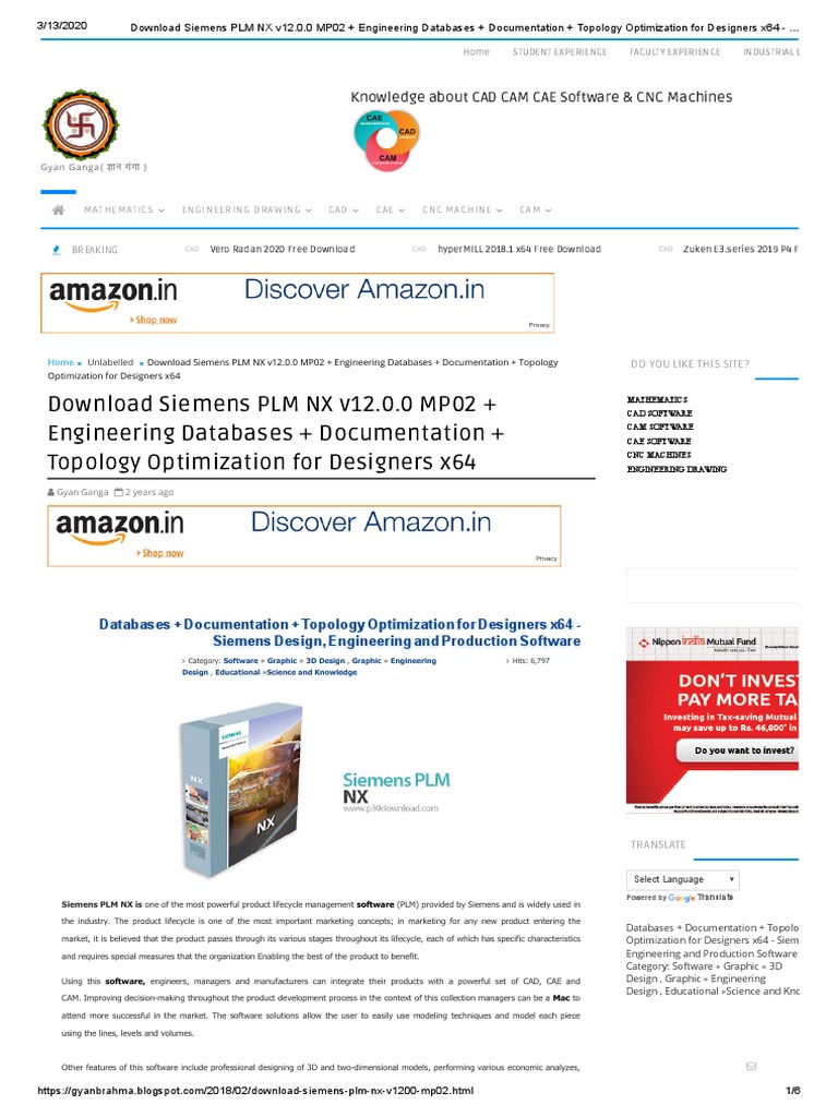 Siemens PLM NX v12.0.0 MP02 + Engineering Databases + Documentation ...