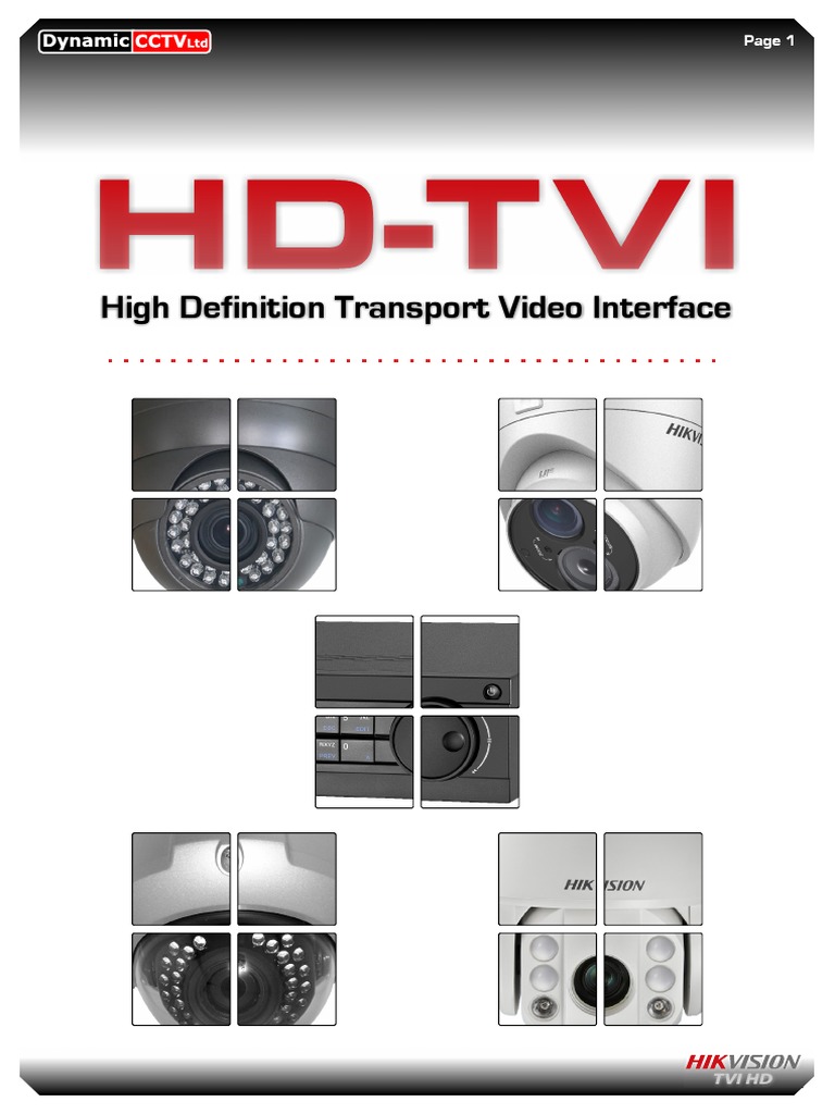 High Definition Transport Video Interface: Dynamic CCTV | PDF | Digital ...