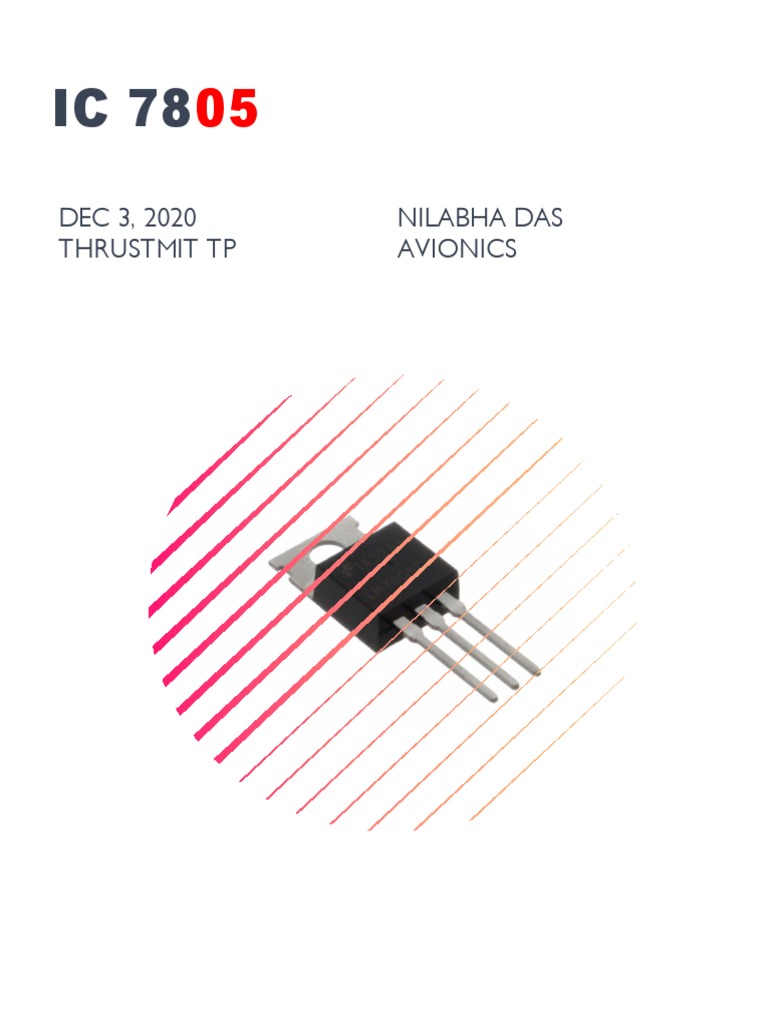 Ic 7805 PDF | PDF | Electricity | Electromagnetism