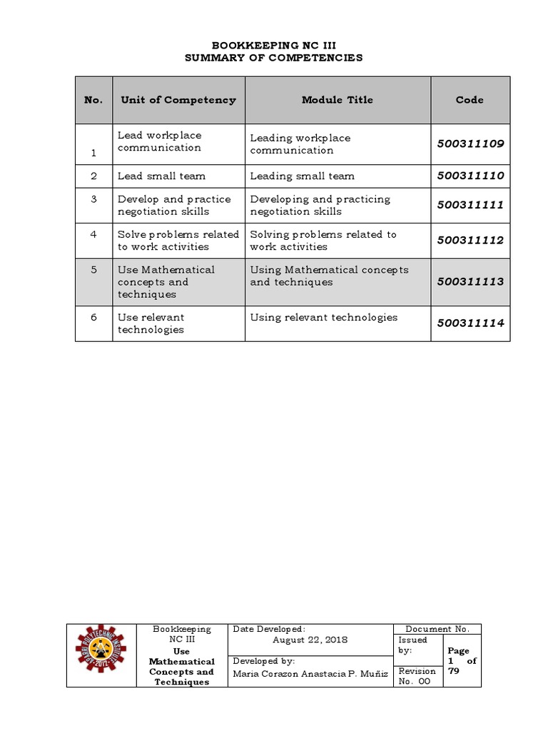 Use Mathematical Concepts and Techniques | PDF | Area | Division ...