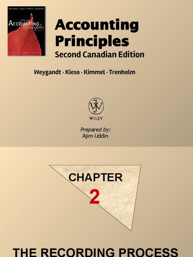 Accounting Principles: Second Canadian Edition | PDF | Debits And ...