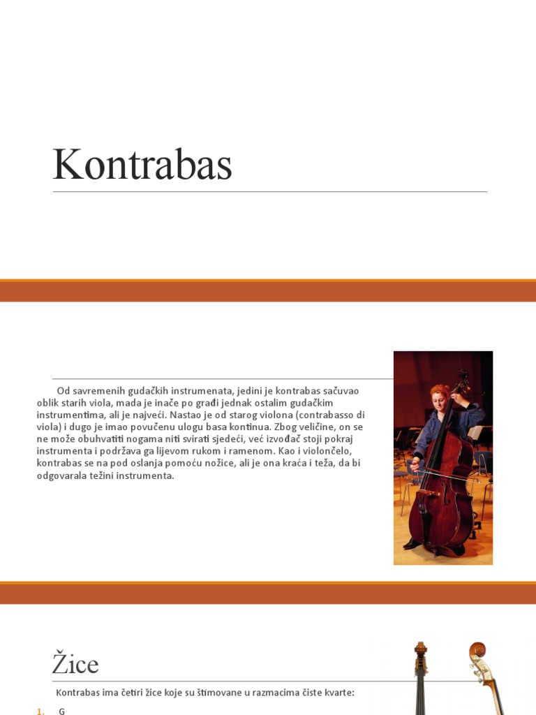 Kontrabas | PDF