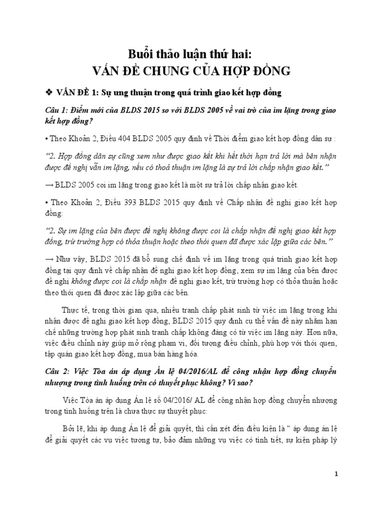 (123doc) - Thao-Luan-Hop-Dong-2 | PDF