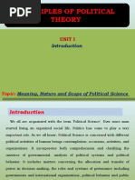 Input Output Analysis of David Easton | PDF | System | Input–Output Model