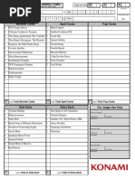 Yu-Gi-Oh! Deck List | PDF