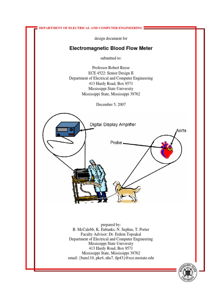 Elektromagnetik Blood Flowmeter PDF | PDF | Flow Measurement ...