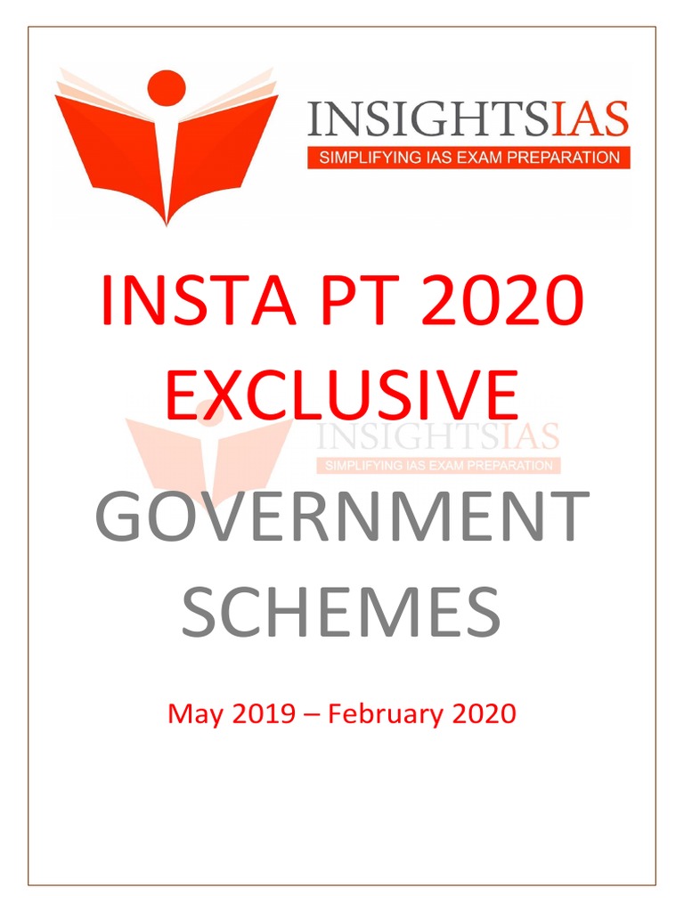 Government Schemes 1 | PDF