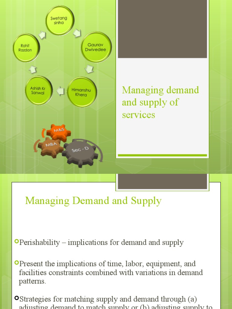 Managing Demand and Supply of Services | PDF | Service Industries | Pricing