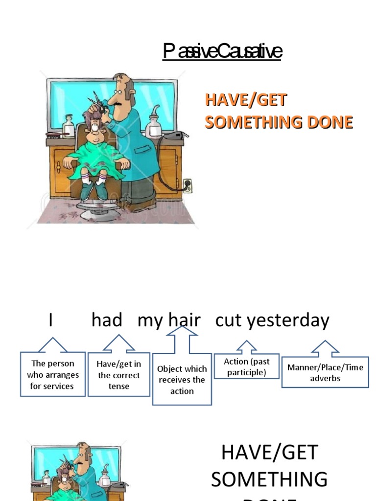 Passive Causative: Have/Get Something Done | PDF | Verb | Morphology