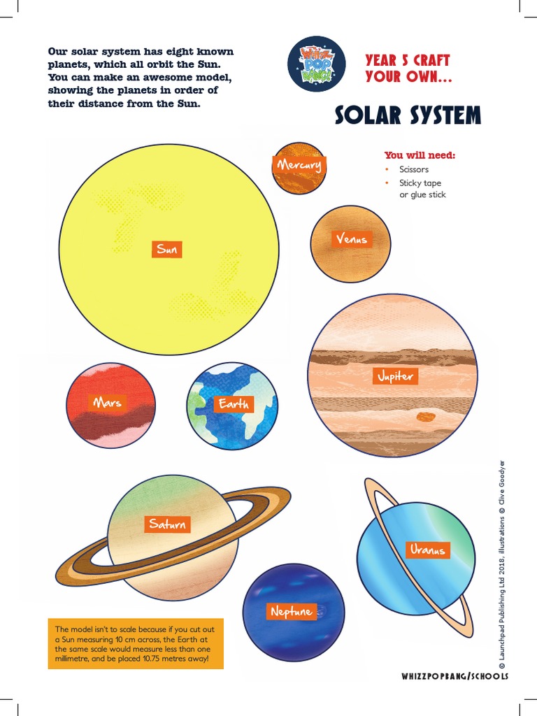 Y5 Solar System To Make Colour | PDF | Solar System | Planets