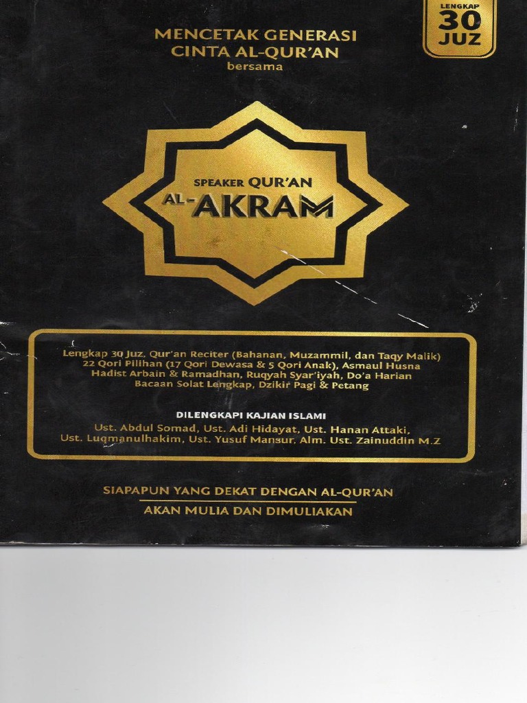 Buku Panduan Al Akram - Opt | PDF