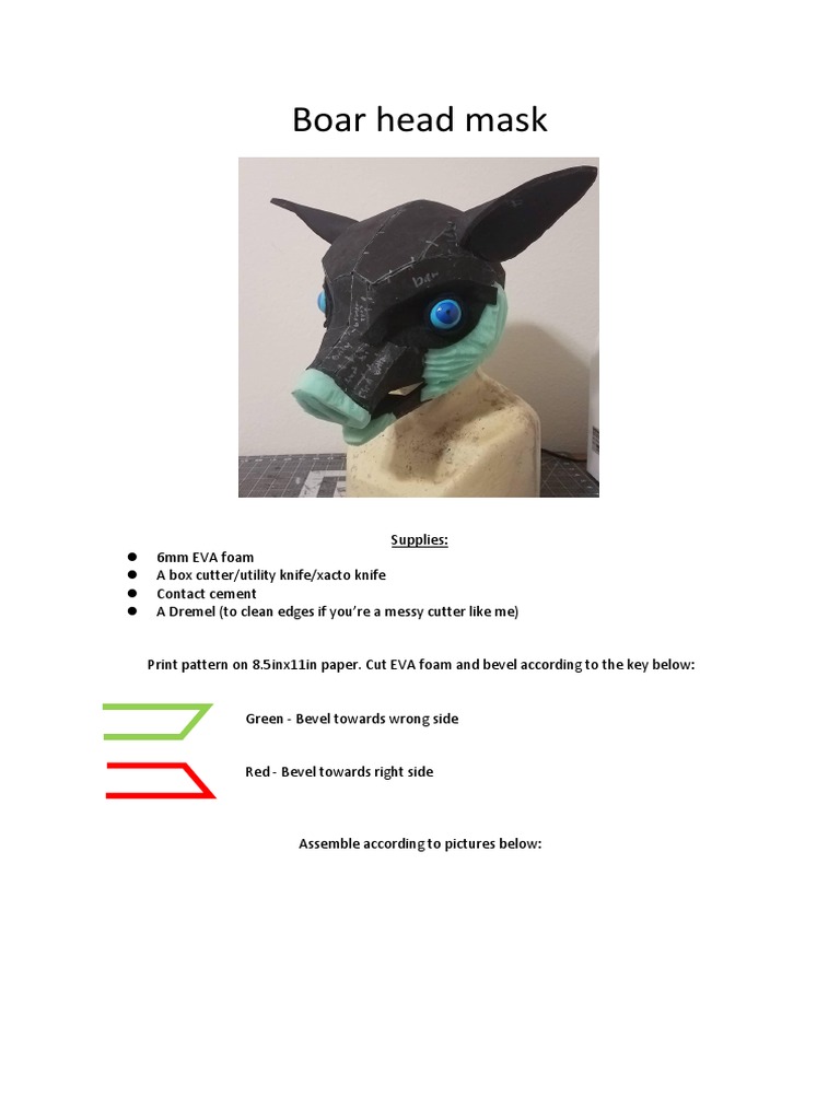 Mask Inosuke PDF | PDF