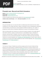 ACOG Perinatal Care Guideline Summary 7th Edition | PDF | Pregnancy ...