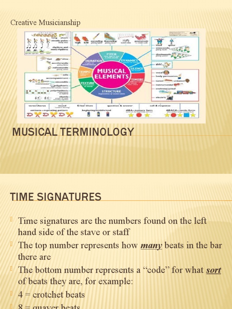 Musical Terminology: Creative Musicianship | PDF | Scale (Music ...