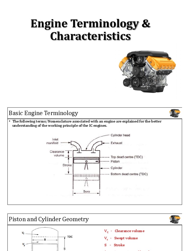 Understanding Engine Terminology | PDF | Diesel Engine | Internal ...